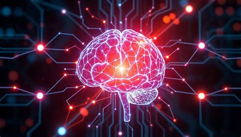 Human Brain With Network Connections Neural Pathways Technology Mind