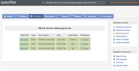 Install And Configure Openfiler For Esxi Shared Storage With Nfs And