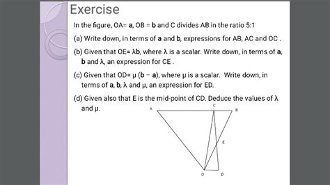 Solved Exercise In The Figure OA A OB B And C Divides Chegg
