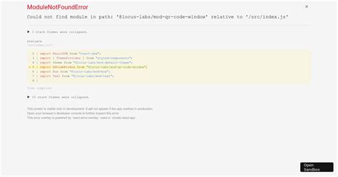 Mod Qr Code Window Forked Codesandbox