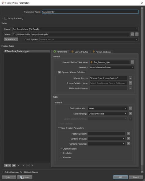 Connecting Many Feature Classes With Many Transformers Community