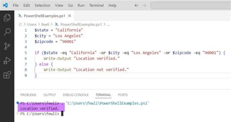 PowerShell If Else Statements With OR Condition