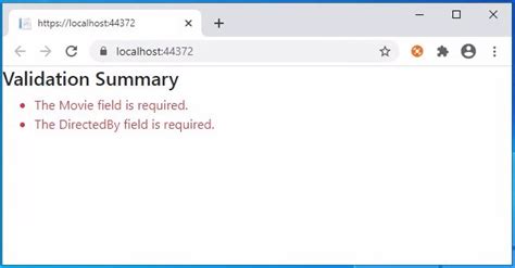 Validation Summary Core Summary Reading