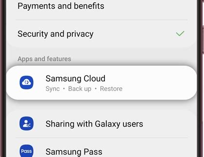 Samsung Apps Sign Up