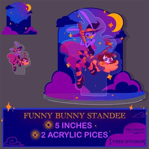 Tadc Jax X Pomni Funnybunny Halloween Standee Pre Orders Etsy