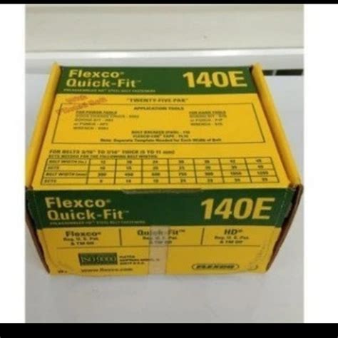 Jual Flexco Fastener 140e Flexco 140 E Jakarta Barat Qualityindo Tokopedia