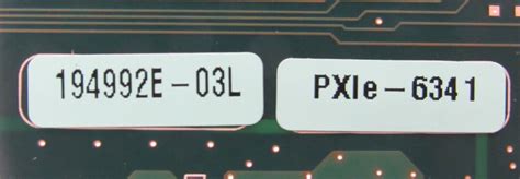 New National Instruments Ni Pxie 6341 Multifunction Daq Card 194992e