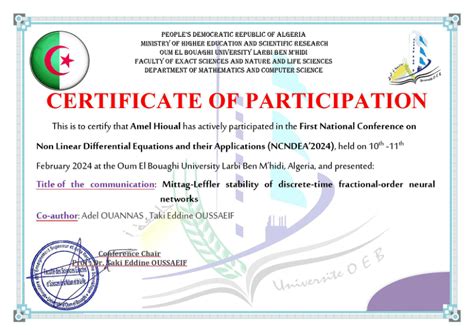 Pdf Mittag Leffler Stability Of Discrete Time Fractional Order Neural