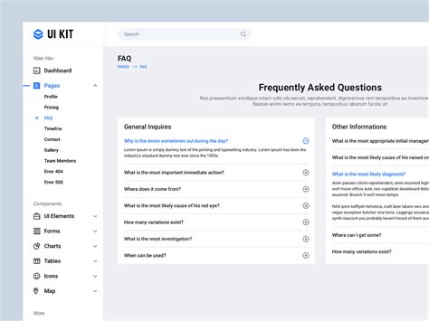 Accordion Ui Kit Designs Themes Templates And Downloadable Graphic