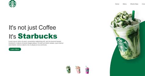 Starbuck Website Responsive Template Using Htmlcssjavascript