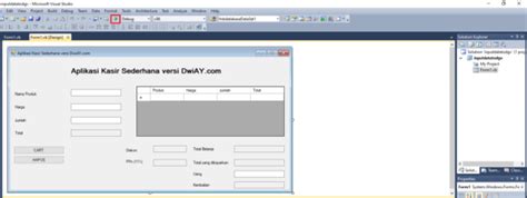 Cara Menambahkan Input Data Ke Datagridview Tanpa Database Dengan Visual Basicnet Dwiay Dal1809