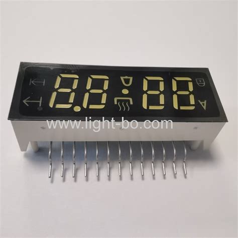 4 Digit 7 Segment Led Display Common Cathode Ultra White For Oven Timer Control Manufacturers