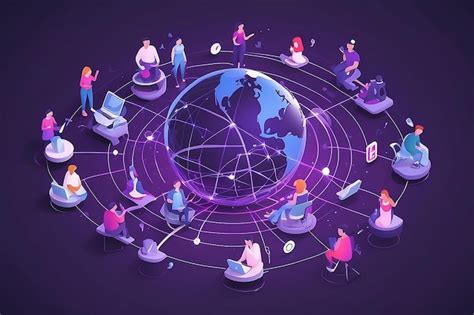 Premium Photo Our World Connected Social Networking Interconnection Concept