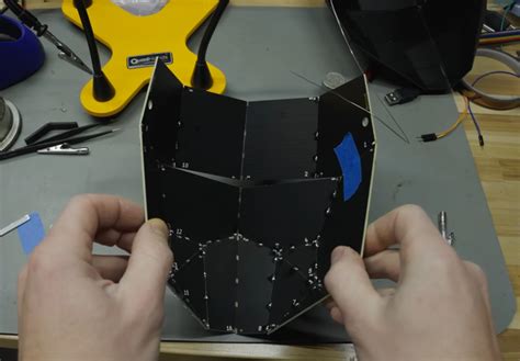 With This Raspberry Pi Powered Mask You Can Become Anyone Hidden Behind 2 960 Leds Toms