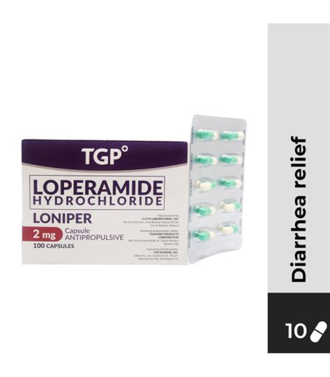 Loniper Loperamide 2mg Capsule 10s