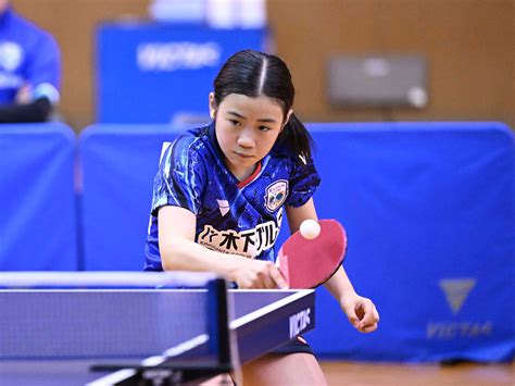 全日本カデット13歳以下女子は瓜生日咲が制覇。驚異の粘りでフルゲームの激戦に3連勝｜ Victas 卓球王国web