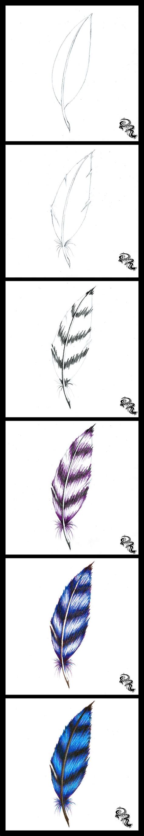 How To Draw The Pretty Feather Feather Drawing Cool Drawings Drawings