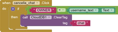 How Can I Delete The Chat Only For A Specific Username Mit App Inventor Help Mit App