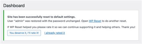 how to reset your wordpress database to default settings wedevs