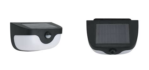Kinkiet Solarny Ip44 Czarny Wbudowana Dioda Led 3276007147759 • Cena