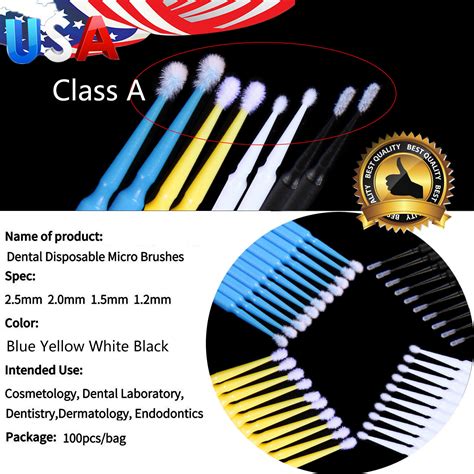 Micro Brushes Applicators Microbrush Dental Regular Fine Super Fine