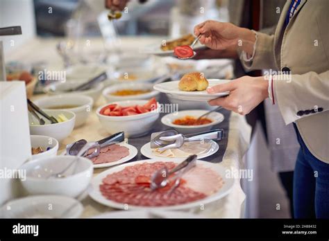 A Lunch Break In A Relaxed Atmosphere During A Business Conference Business People Meeting