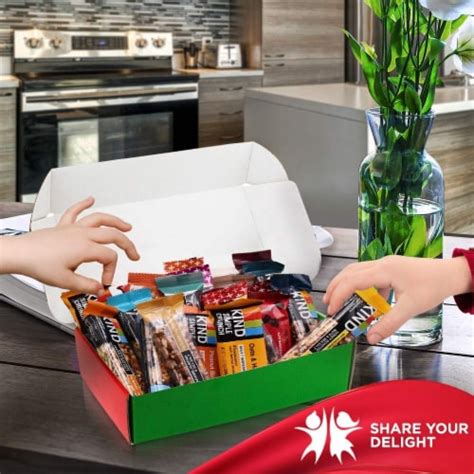 Kind Bar Snacks Care Pack 23 Count Assorted Healthy Snack Box Nuts Almonds Peanuts 23 Pcs