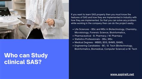 Ppt Clinical Sas Certification Guide Aspire Techsoft Powerpoint Presentation Id11678399