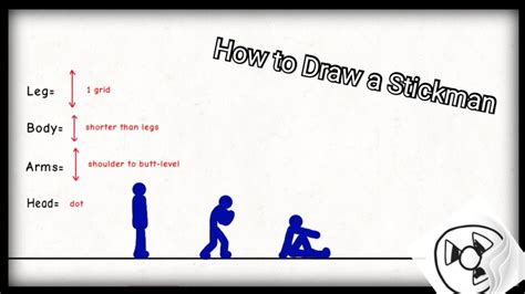 How to Draw a Stickman Properly - YouTube