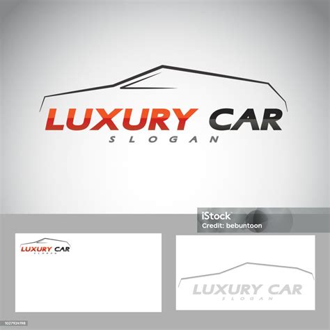자동차 디자인 컨셉 자동차 주제 벡터 로고 디자인 서식 파일을 추상화 합니다 벡터 일러스트 레이 션 Brand Name Domestic Car에 대한 스톡 벡터 아트 및