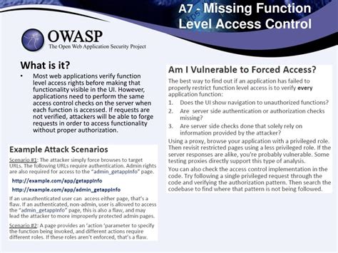 Missing Function Level Access Control Example At Kevin Davidson Blog