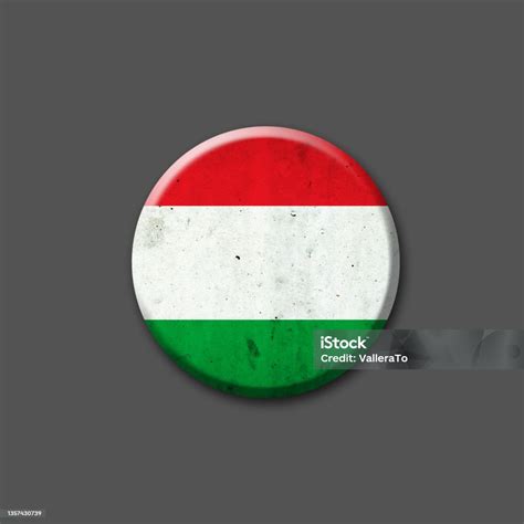 헝가리 국기 라운드 배지 회색 배경에서 격리됩니다 3d 일러스트레이션 표지판과 기호 0명에 대한 스톡 벡터 아트 및 기타 이미지 Istock