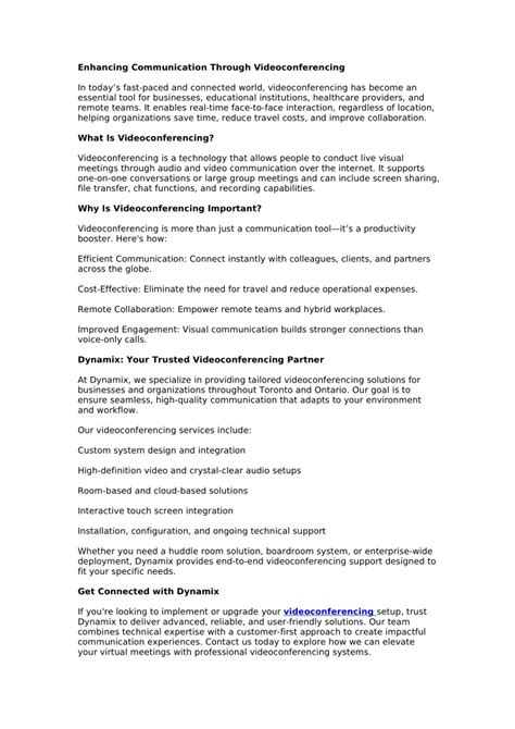 Ppt Enhancing Communication Through Videoconferencing Powerpoint Presentation Id 14166418