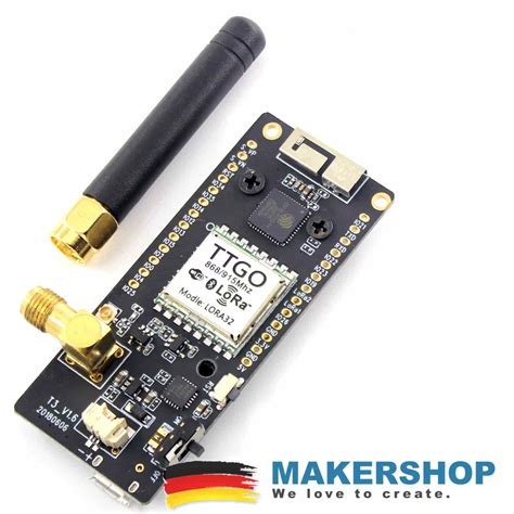 Ttgo Esp32 Paxcounter Lora32 V2 1 1 6 868 Mhz Oled Sd Card Bluetooth