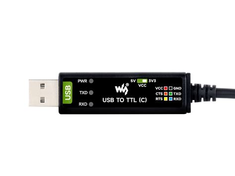 Industrial USB TO TTL C 6pin Serial Cable Original FT232RNL Chip Multi Protection Circuits