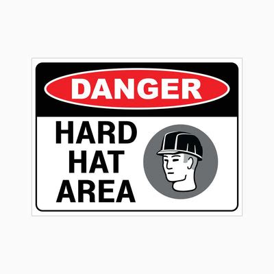 Warning Hard Hat Area Authorised Personnel Only Sign Get Signs