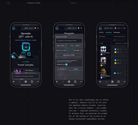 Chaingpt Ai Nft Generator Web Ui Design Behance