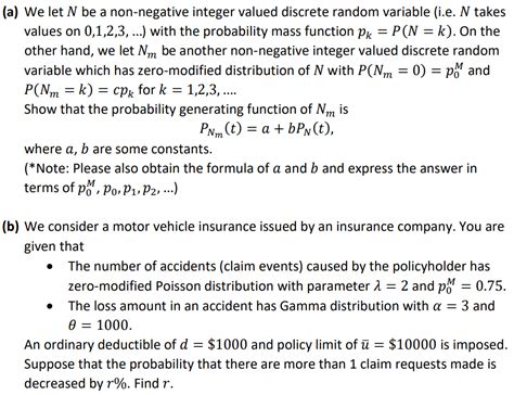 A We Let N Be A Non Negative Integer Valued