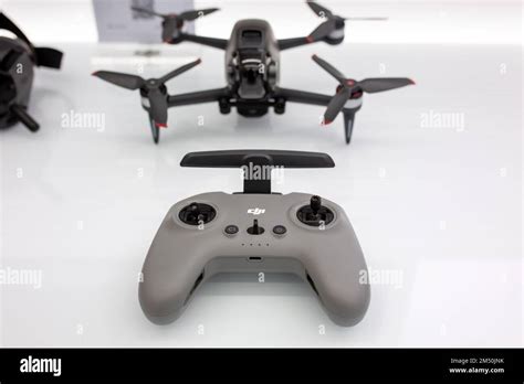 Drone Remote Control On Display In Dji Store Dji Is A Chinese Technology Company Known As A