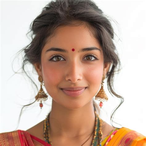 Premium Photo A Cute Happy Indian Girl