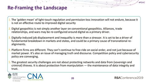 Cltc Co Hosts Cybersecurity Futures 2025 Session At Rsa® Conference