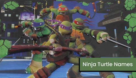 Ninja Turtle Names Very Many Names