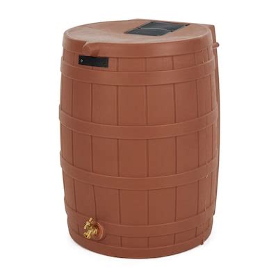 Closed Design 22 Inch Tall Rain Barrels At