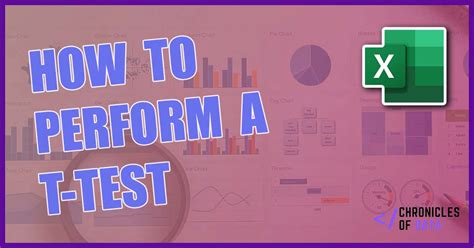 How To Perform A T Test In Excel 2 Easy Methods Chronicles Of Data