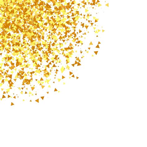 Premium Vector Gold Confetti On Red Isolated Golden Dust Particles