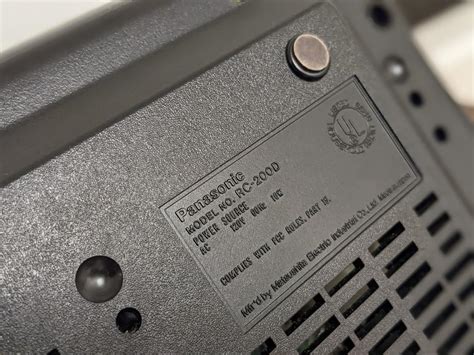 Vintage Panasonic Clock Radio