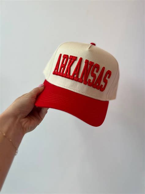 Arkansas Trucker Hat Razorback Hat Arkansas Razorback Snapback Hat