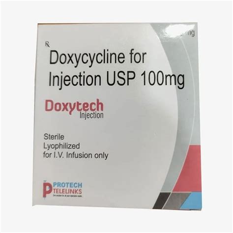 Doxyguard Doxycycline Injection 100 Mg Doxytech At ₹ 550 Vial In Nagpur