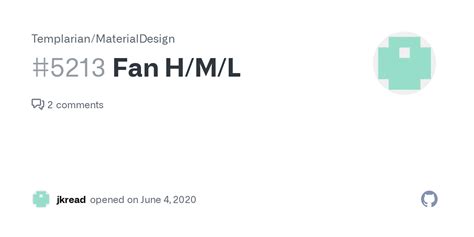 Fan Hml · Issue 5213 · Templarianmaterialdesign · Github