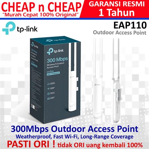 Jual TP-Link EAP110 Access Point Outdoor TPLink EAP 110 POE Router ...